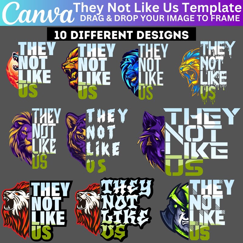 They Not Like Us Svg - Etsy