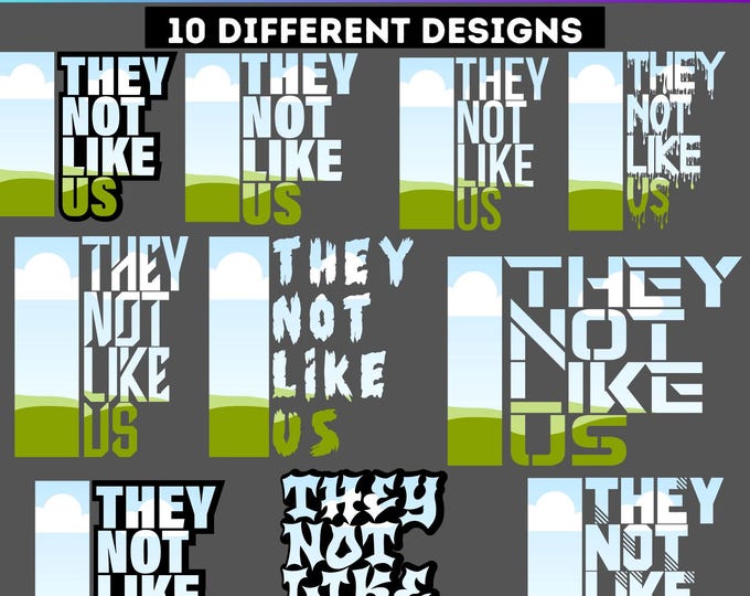 They Not Like Us Cute Funny, Beautiful Png, Png, Digital Download, File ...