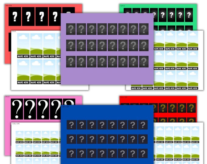 Guess Who Canva Editable Template, Canva Guess Who Game, Guess Who ...