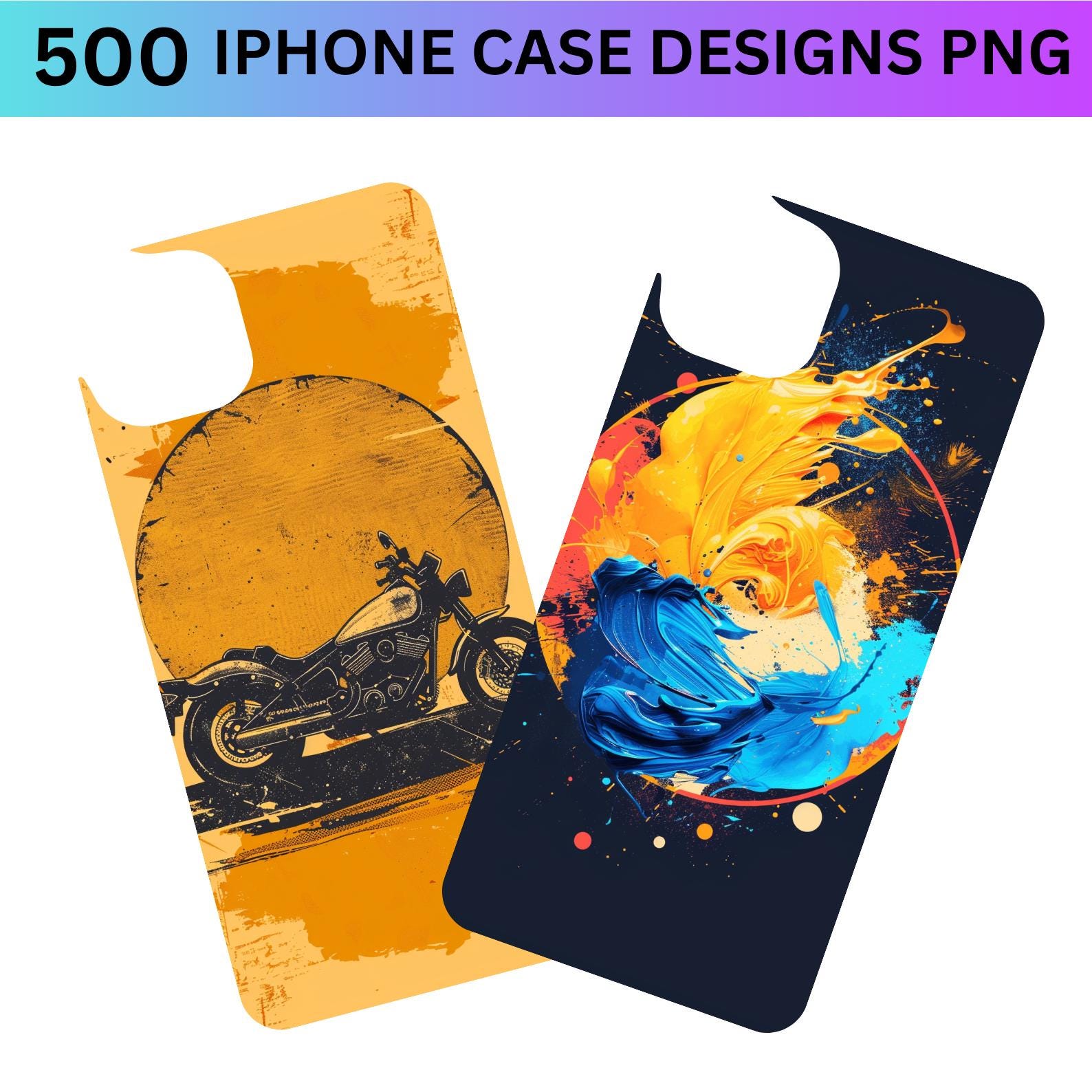 Phone Case Template 500 Designs PNG Bundle, Sublimation Template for ...