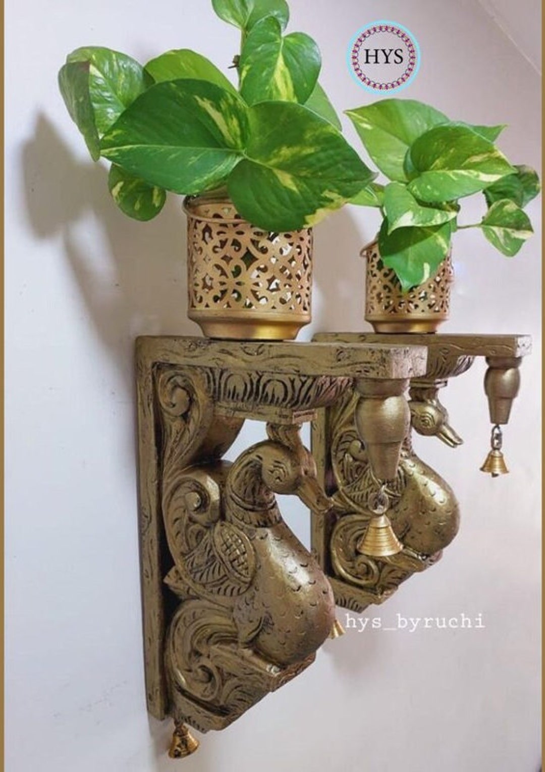Beautiful Swan the Annam Brackets Handcarved Wood ARCHITECTURAL Accent ...