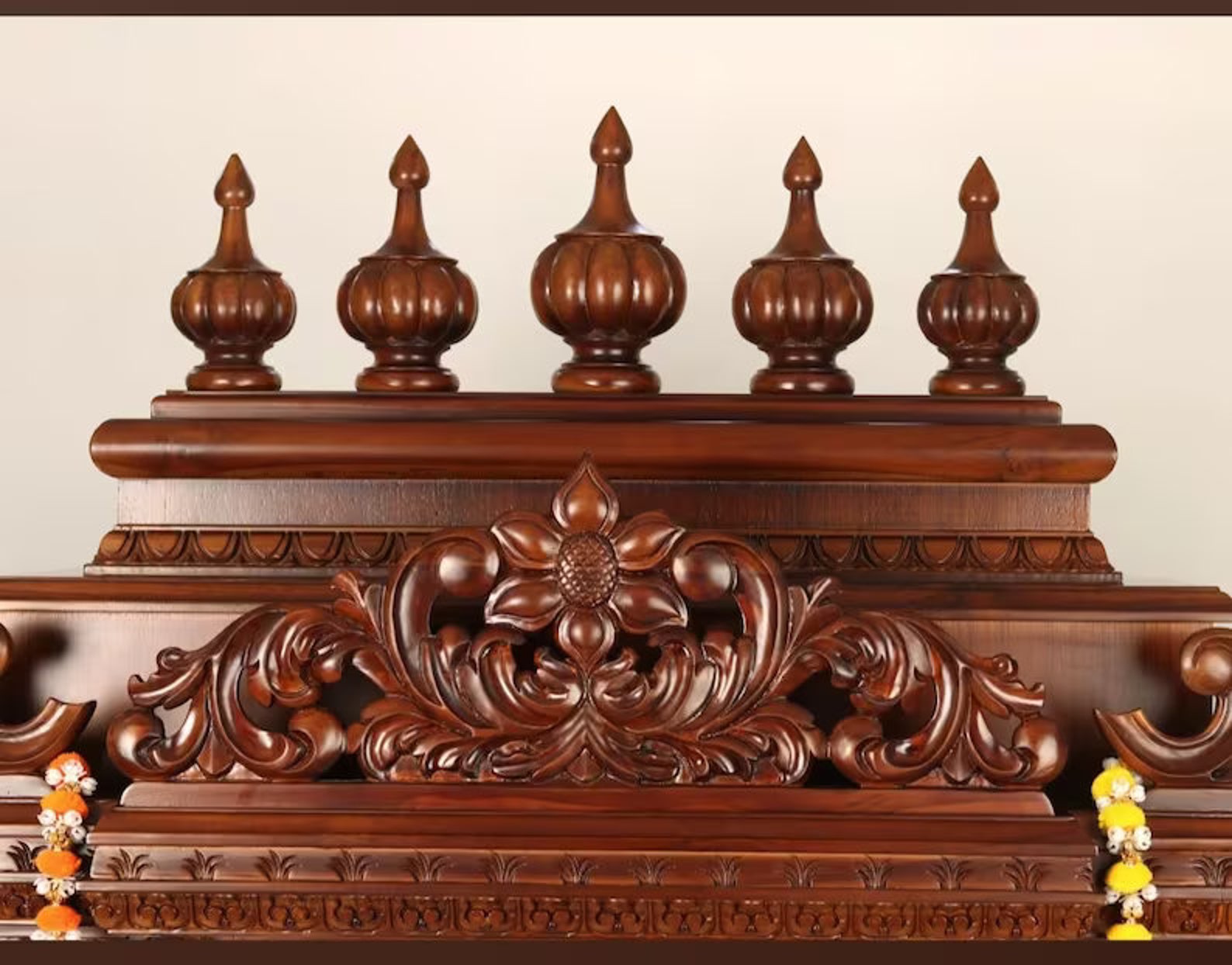 65''x 45'' X 18'' Home Temple/wood Temple/traditional Pooja Ghar/temple ...