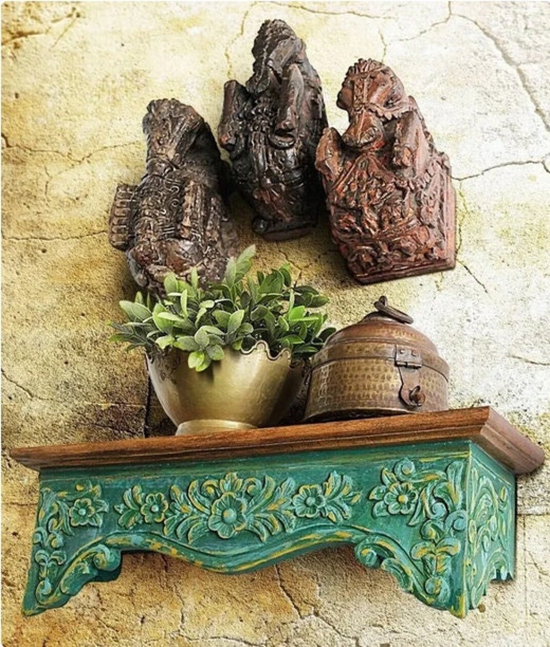 Floating Shelf Handmade Wooden Wall Shelves / Home Decor Wall Shelf ...