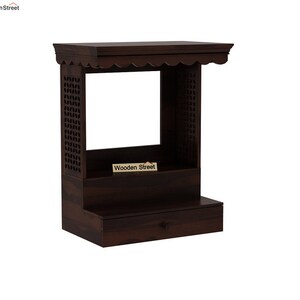 Wall Hanging Mandir Wooden Temple Mandap Carving Home Temple Home Decor ...