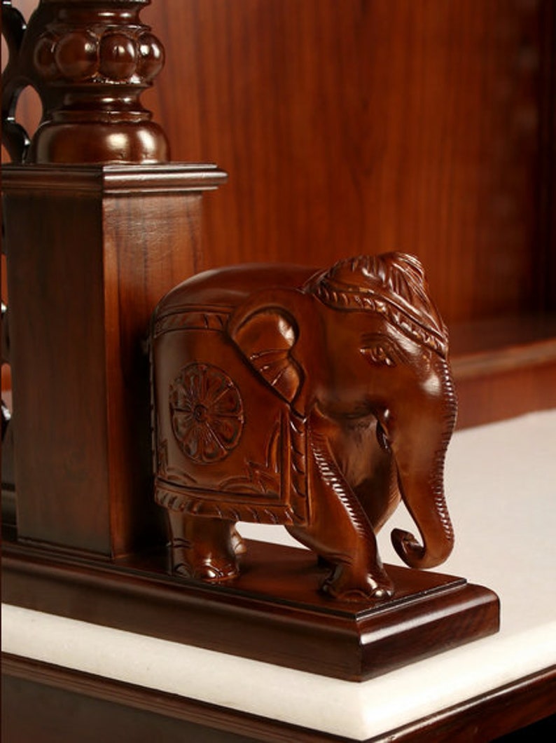 60'' Puja Mandir Mandir Home Temple Carved Wooden - Etsy