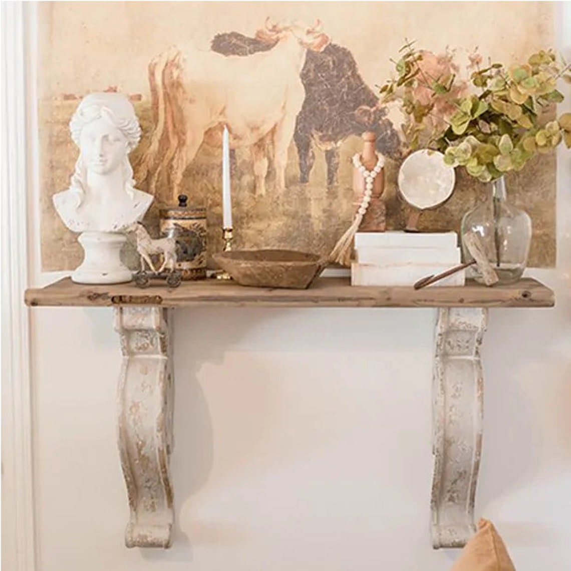 Handmade Wooden Wall Corbels Wood Carving Wall Shelf/wall Bracket Wood ...