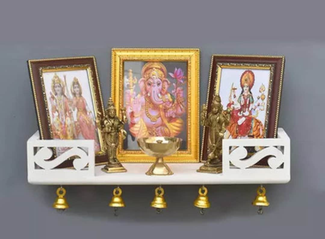 Home Temple/wall Shelf/pooja Mandir/wall Mount Temple for Home,pooja ...