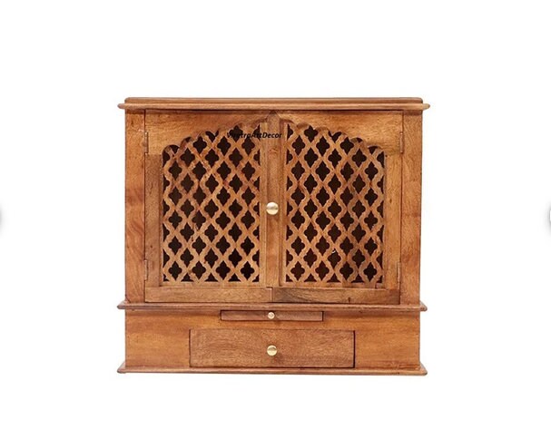 Hindu Home Temple, Pooja Mandir, Carved Temple Pooja Ghar,indian Temple ...