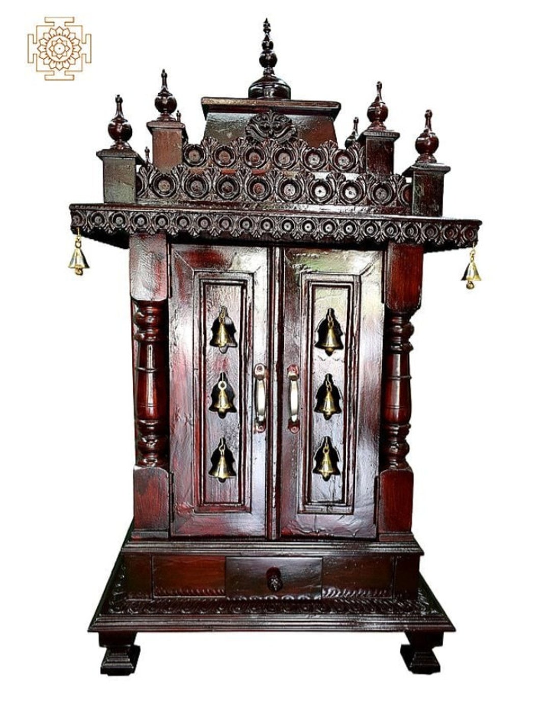 Wooden Home Temple Teakwood Home Temple Pooja Mandir,indian Temple ...