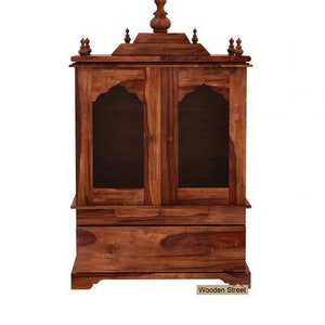 Wooden Hindu Temple,carved Wooden Temple,indian Temple for Home,temple ...