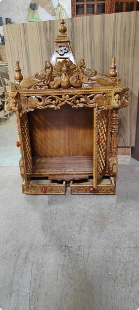 Wooden Temple 2 Drawer 1 Shelf2 Doors home Decor for - Etsy