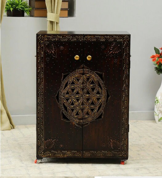 Hindu Mandir Doors Home Temple Mandap Hindu Temple Indian Traditional Mandir Temple Shirie Altar ...