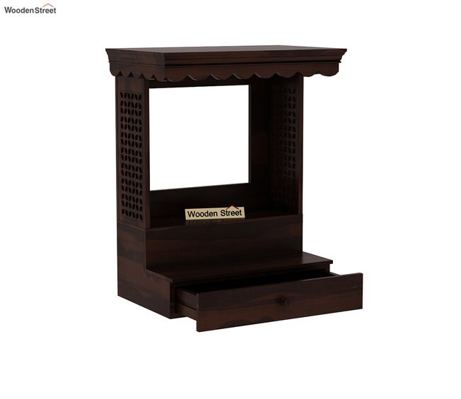 Wall Hanging Mandir Wooden Temple Mandap Carving Home Temple Home Decor ...