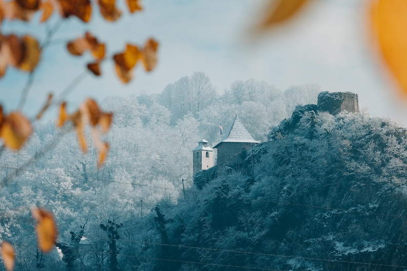 Digital Download-winter Photography-small Balkan Village in Bosnia ...