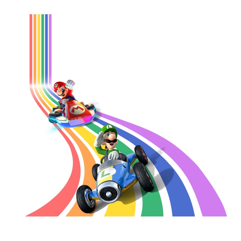 Wall Decal Rainbow Road - Etsy