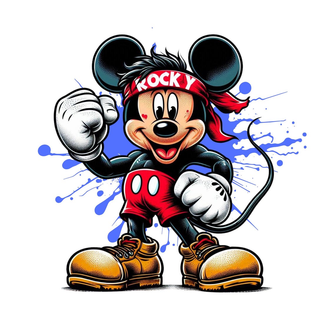 Mickey Mouse Png Clipart, Mickey Mouse Splash, Mickey Boxing, Instant ...