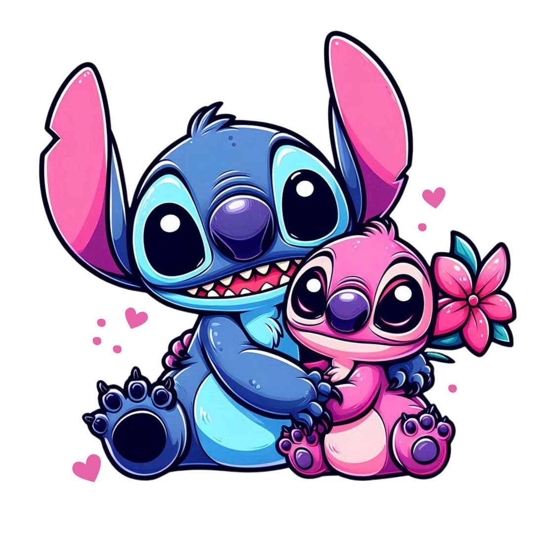 Stitch and Angel Png Clipart, Stitch and Angel Friends, Best Friends ...