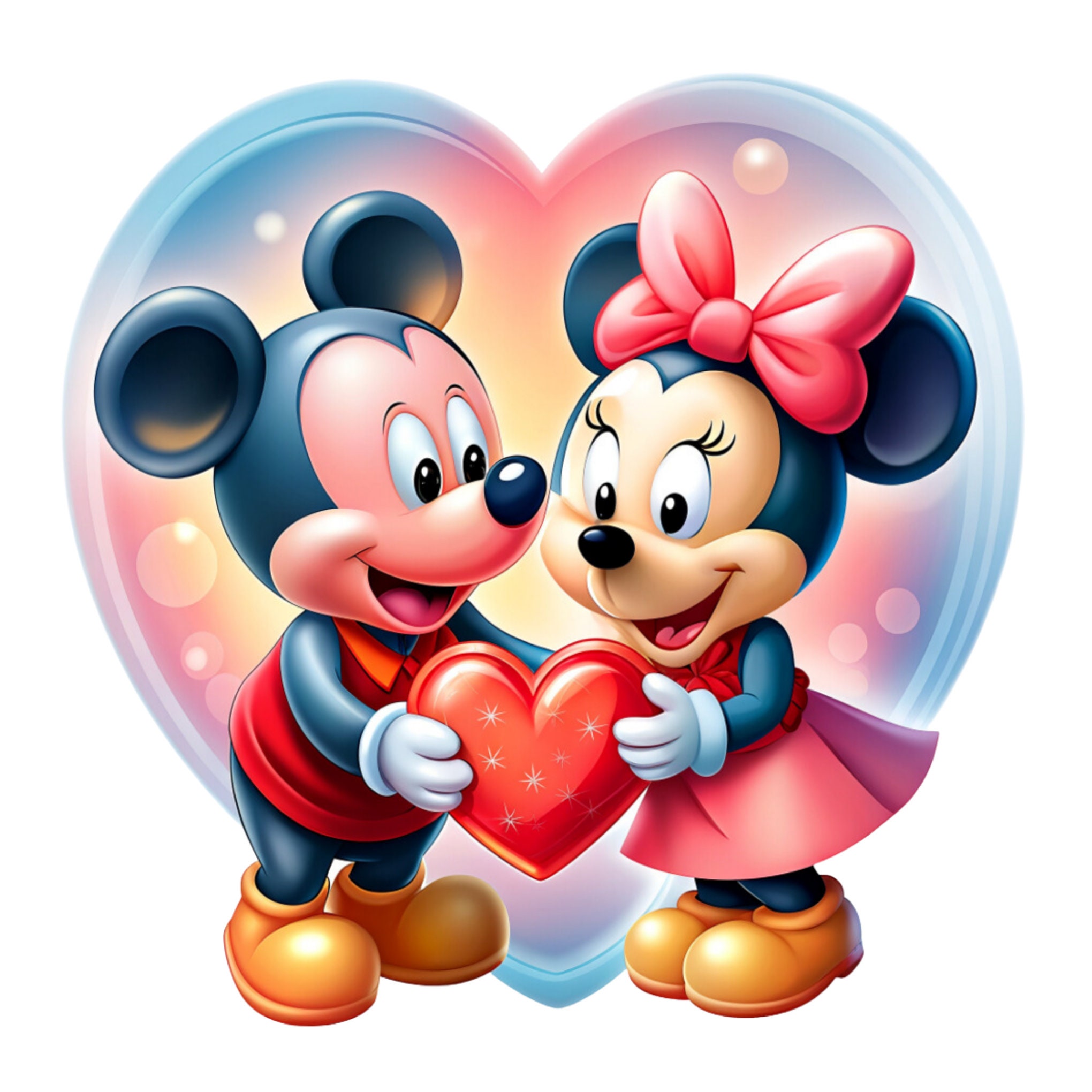 Mickey And Minnie Mouse Love Design Mickey And Minni Mouse Png Clipart