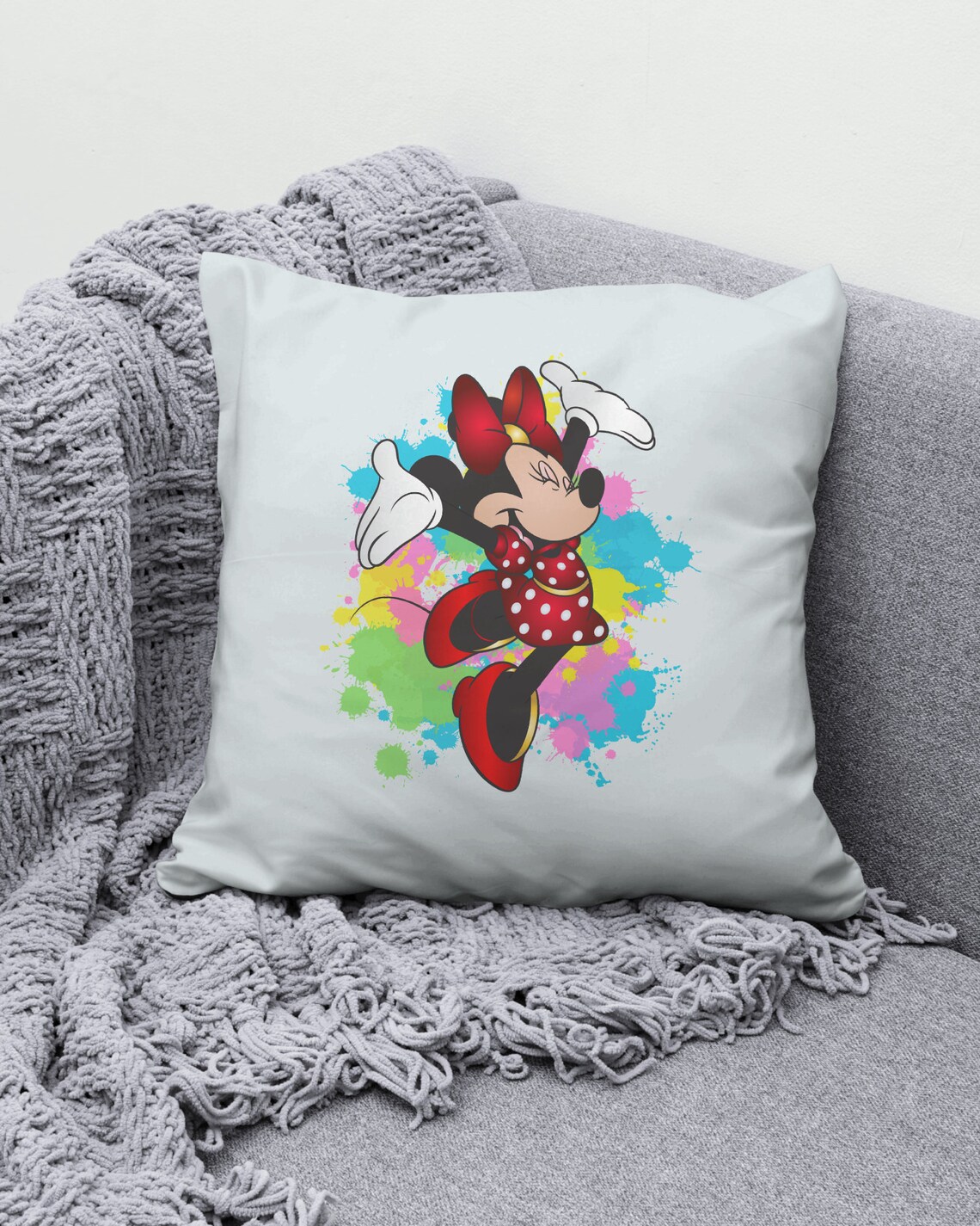 Minnie Mouse Watercolor Background, Minnie Mouse Png Clipart, Minnie ...