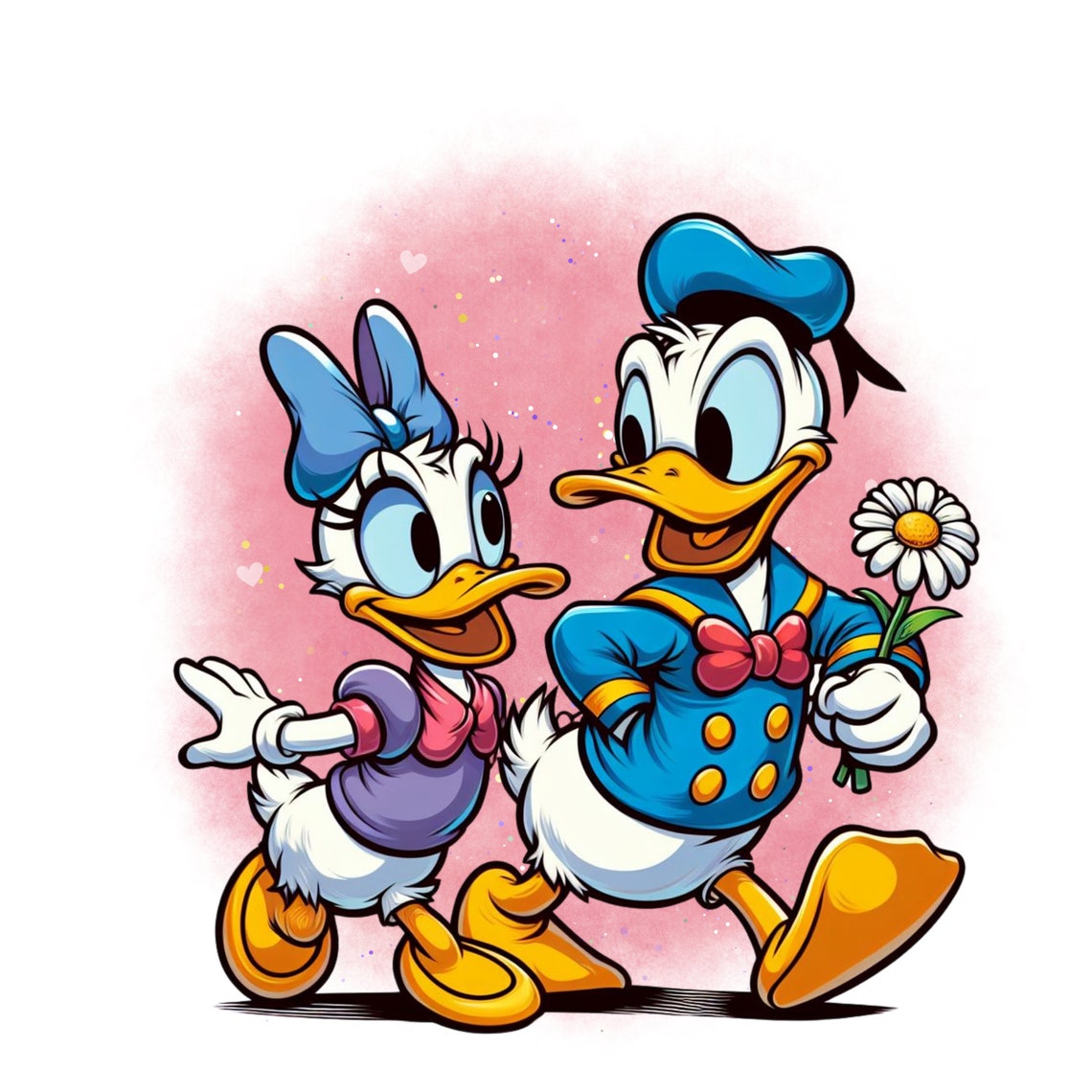 Donald Duck and Daisy Duck Png Clipart, Donald Duck Png, Daisy Duck Png ...