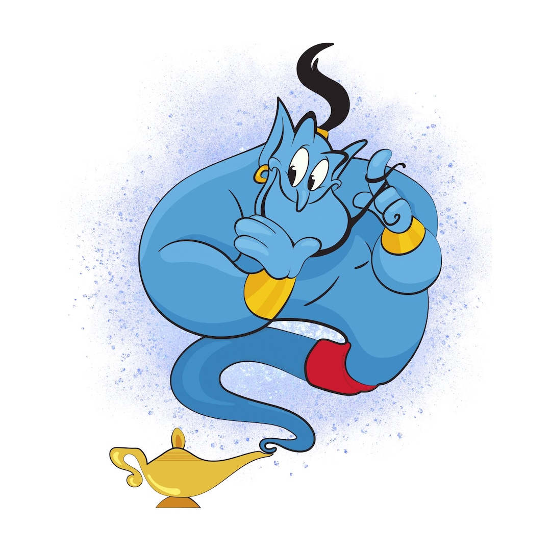 Aladdin Genie Png Clipart, Genie Png, Princess Jasmine Genie, Magical ...
