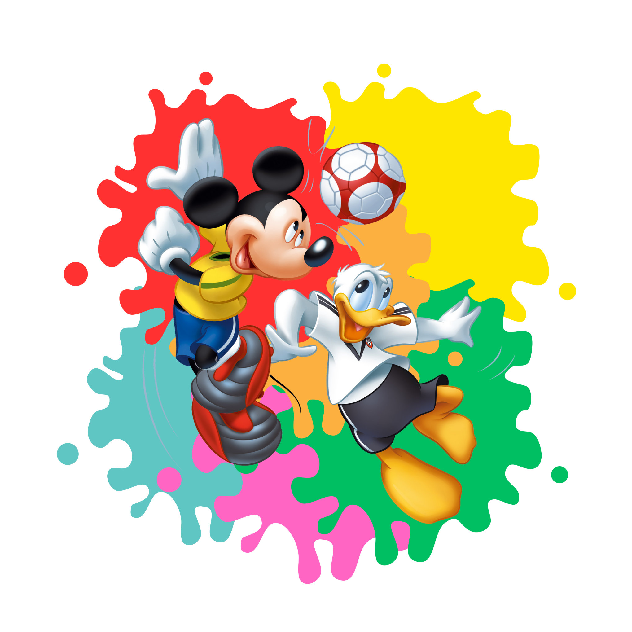 Mickey Mouse Watercolour Background, Mickey Mouse Png Clipart, Mickey ...