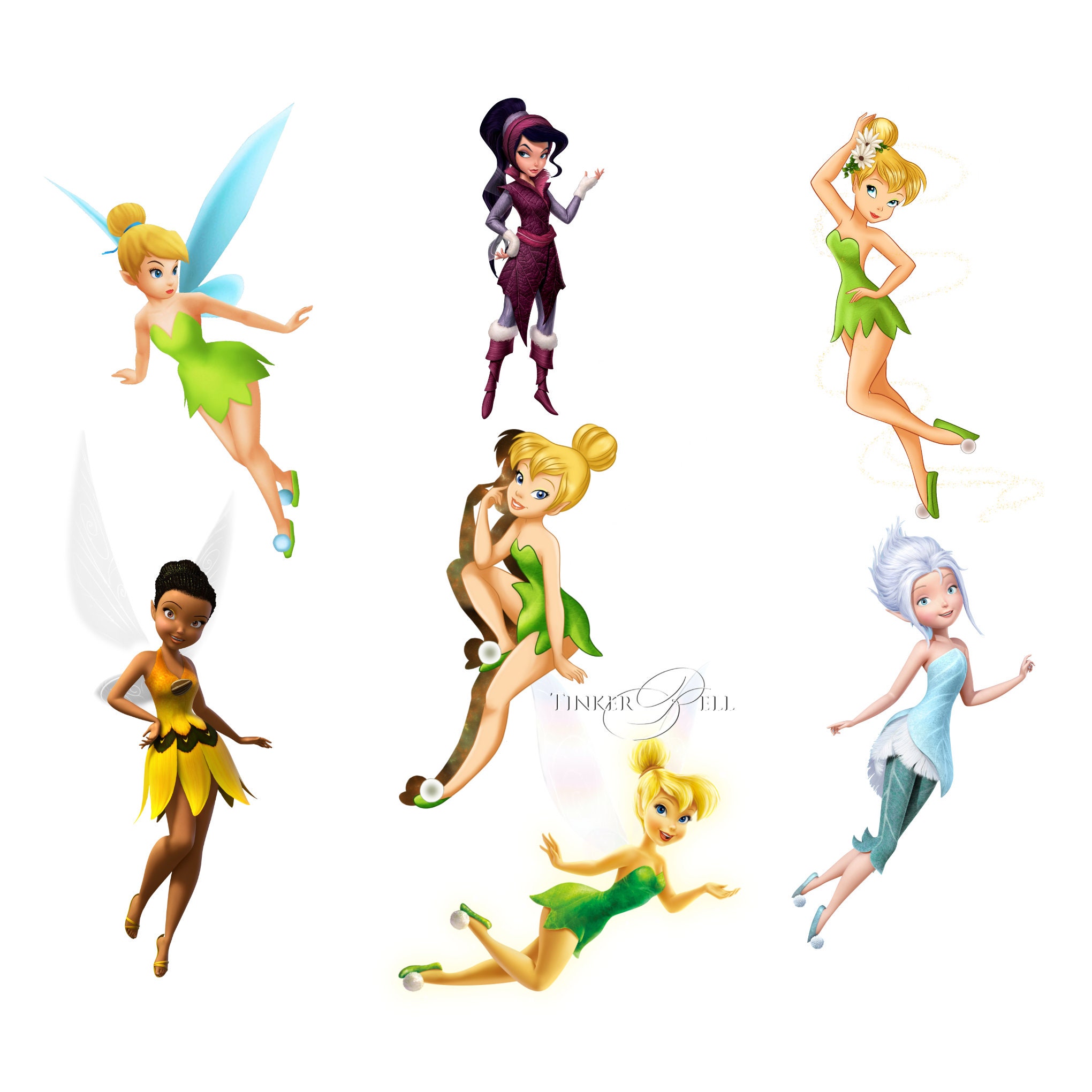 Tinkerbell With Wand And Pixie Dust