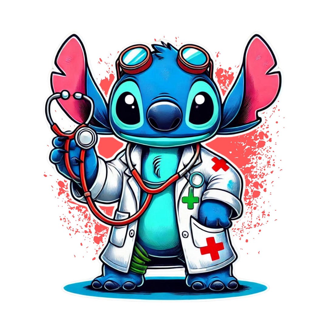 Stitch Doctor Design, Stitch Png Clipart, Stitch Love, Stitch Splash ...