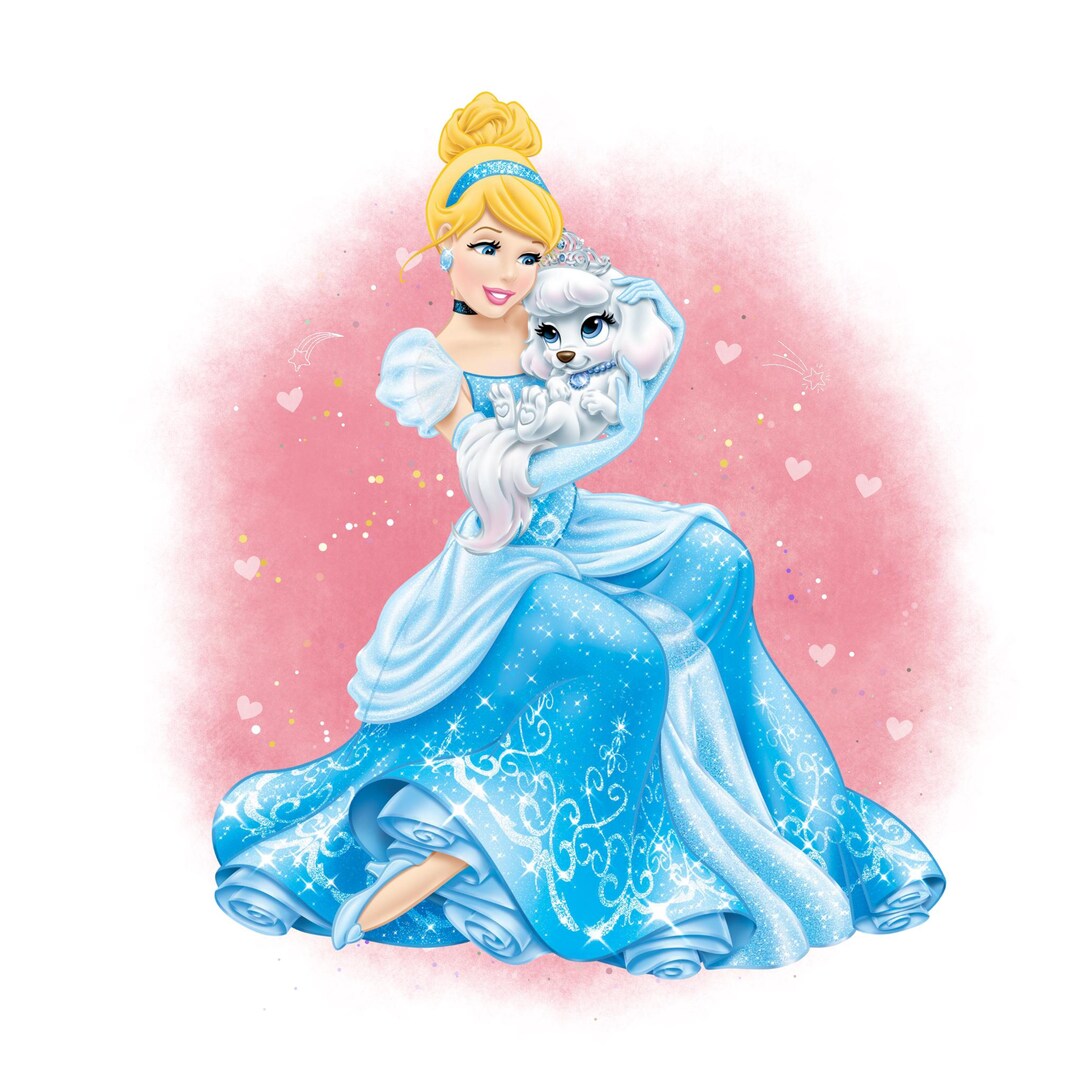 Cinderella Watercolour Background, Princess Cinderella Png Clipart ...