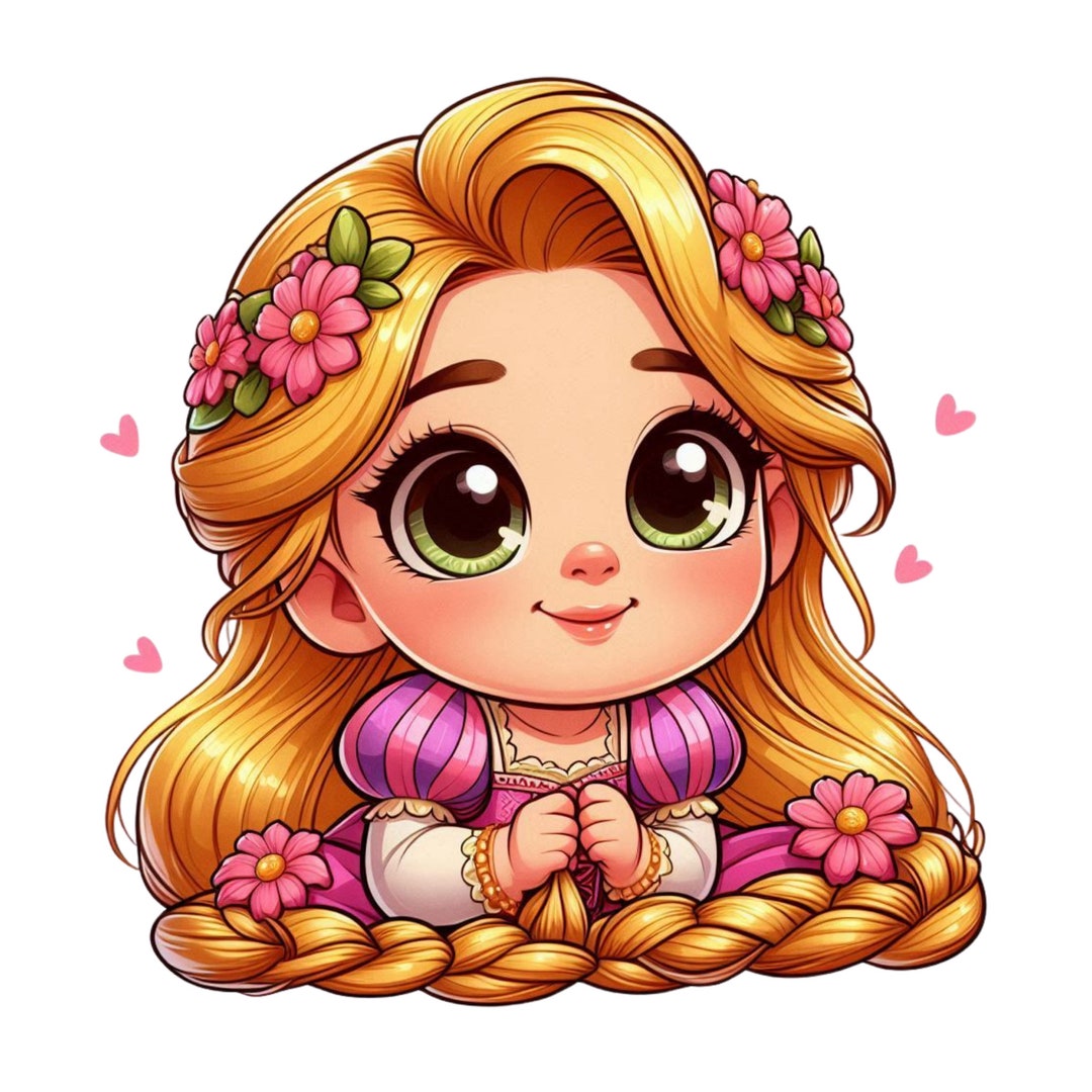 Baby Rapunzel Png Clipart, Princess Rapunzel Png, Tangled Png, Princess ...