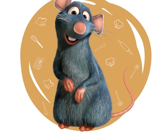 Remy Ratatouille PNG Digital Download - Etsy
