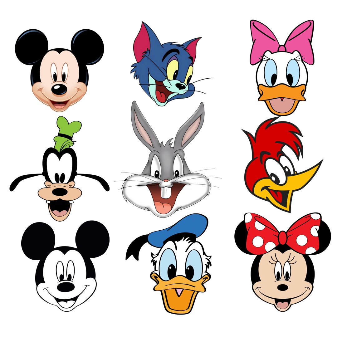 Cartoon Characters Png Bundle, Cartoon Characters Png Clipart Set, Bugs ...