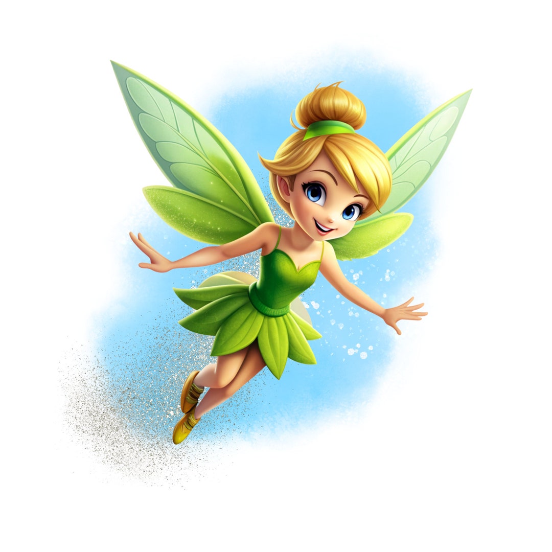 Tinker Bell Watercolour Background, Tinker Bell Png Clipart, Fairy ...