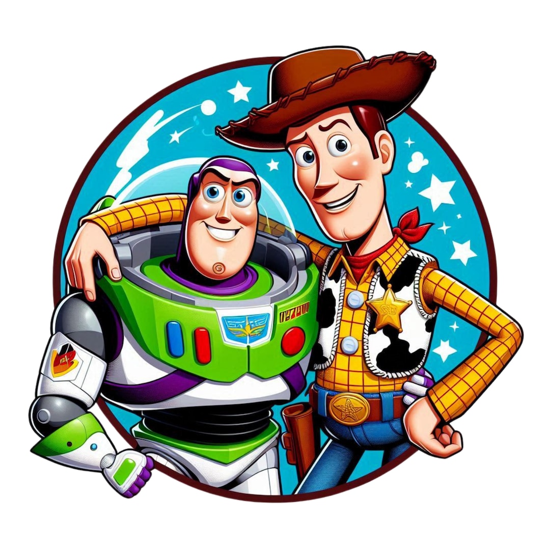 Buzz Lightyear and Sheriff Woody Png Clipart, Toy Story Characters ...