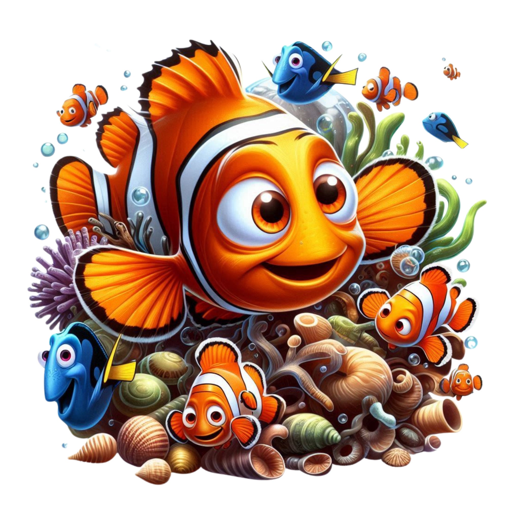 Finding Nemo Png Clipart, Cute Nemo Png, Dory Png, Finding Nemo Design ...