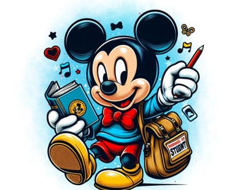 Diseño de graduación de Mickey mouse, imágenes prediseñadas png de ...