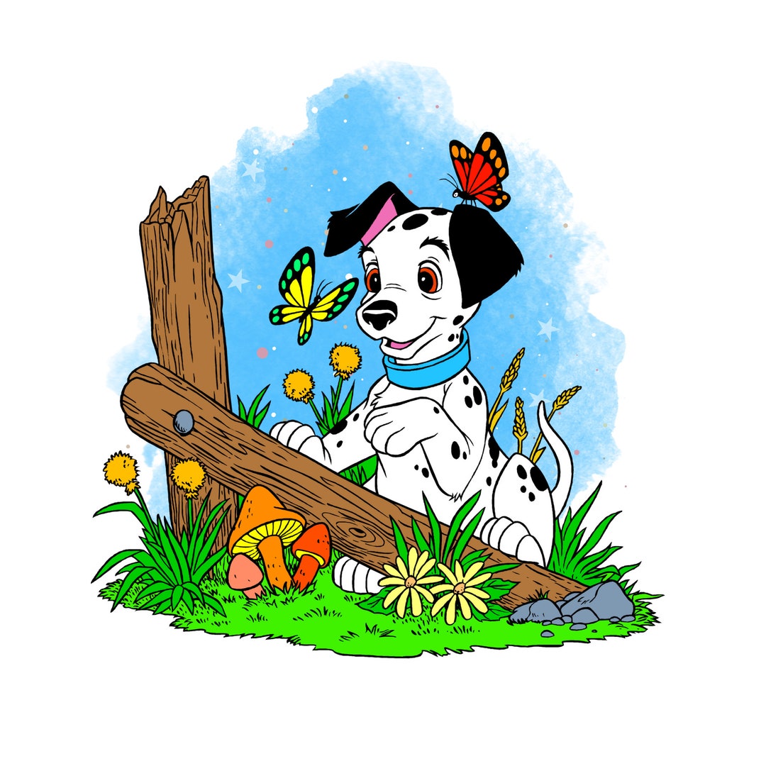 101 Dalmatians Png Clipart, 101 Dalmatians Watercolor Background, Cute ...