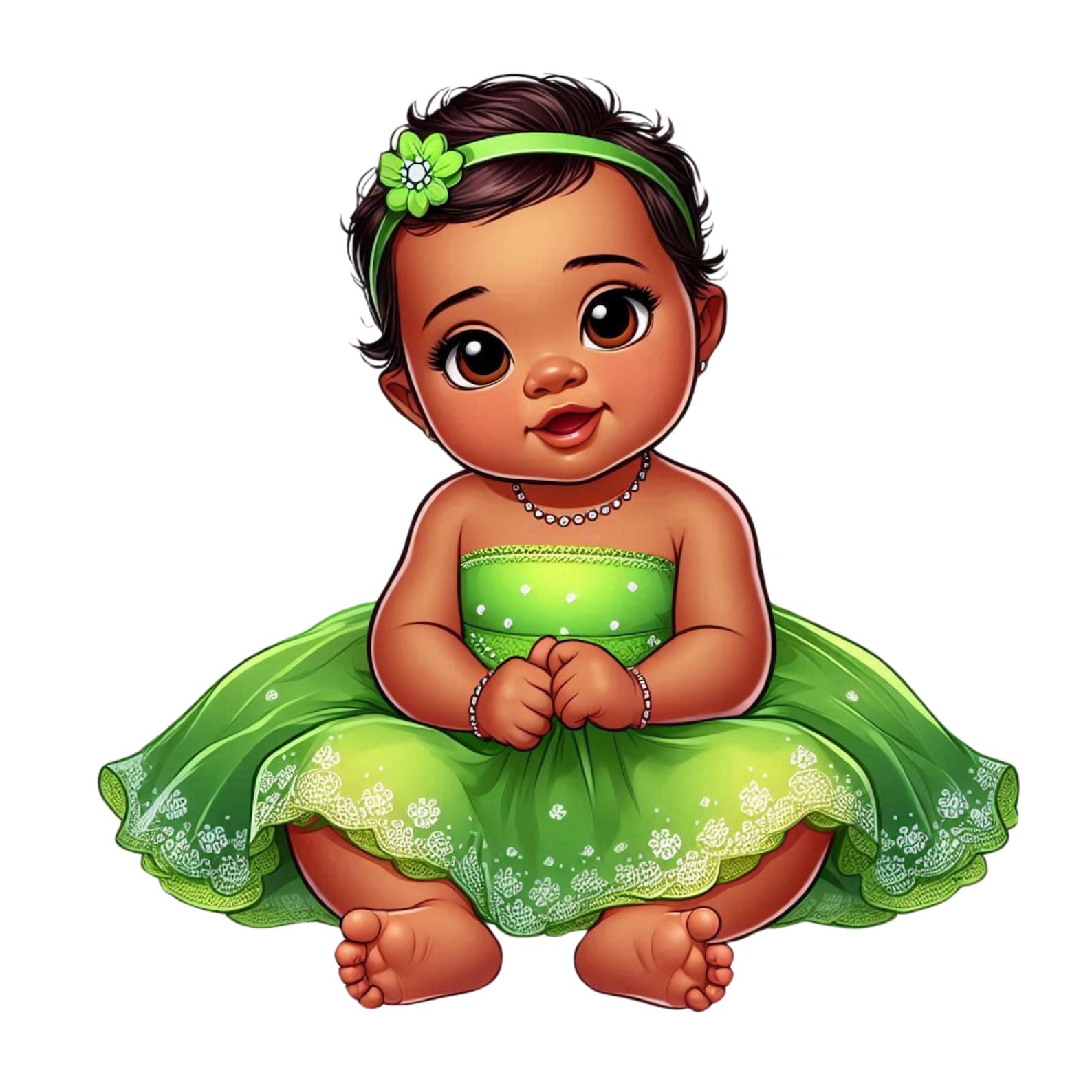 Baby Princess Tiana Png Clipart, Baby Tiana, Cute Tiana, the Princess ...