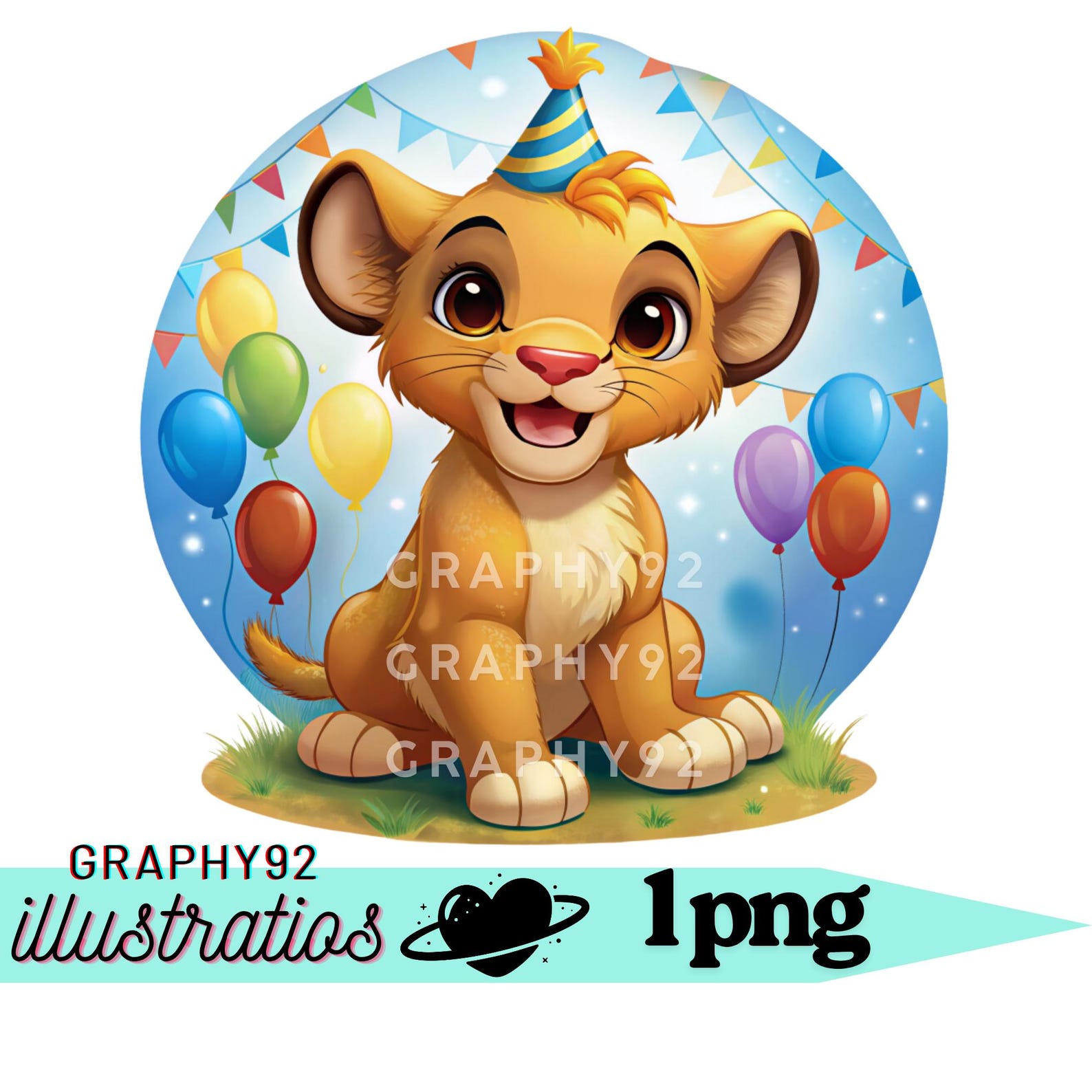 The Lion King Simba Png Clipart, Simba Birthday Design, Lion King ...
