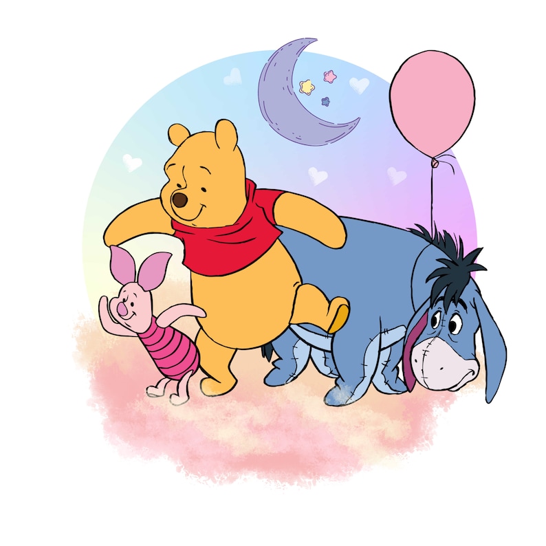 Winnie the Pooh Png Clipart, Winnie the Pooh Design, Eeyore Png, Piglet ...