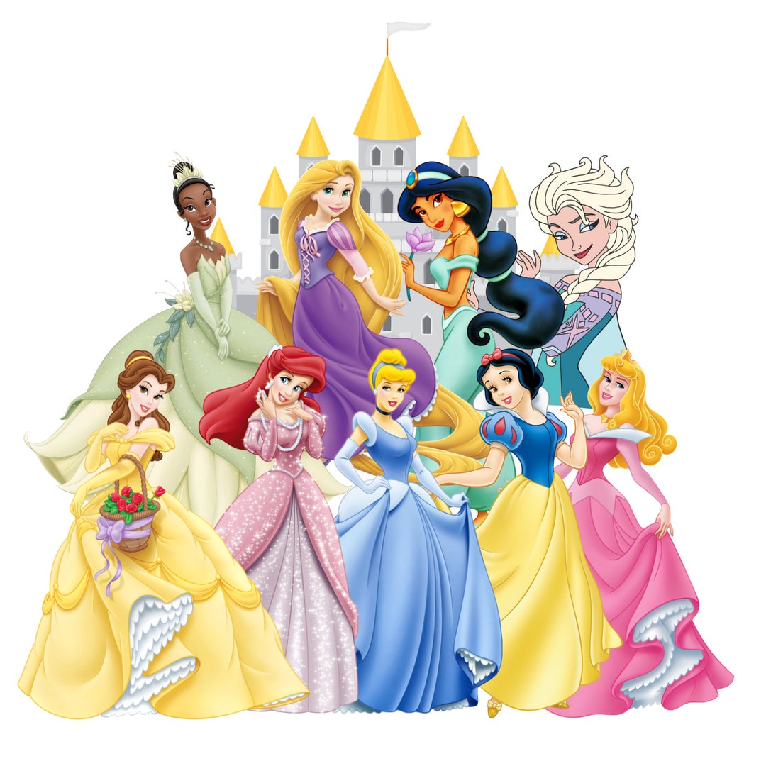 Princesses Png Clipart, Princess Castle Design, All Princesses, Snow ...