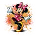 Minnie Mouse Png Clipart, Minnie Mouse Dance Design, Minnie Splash ...