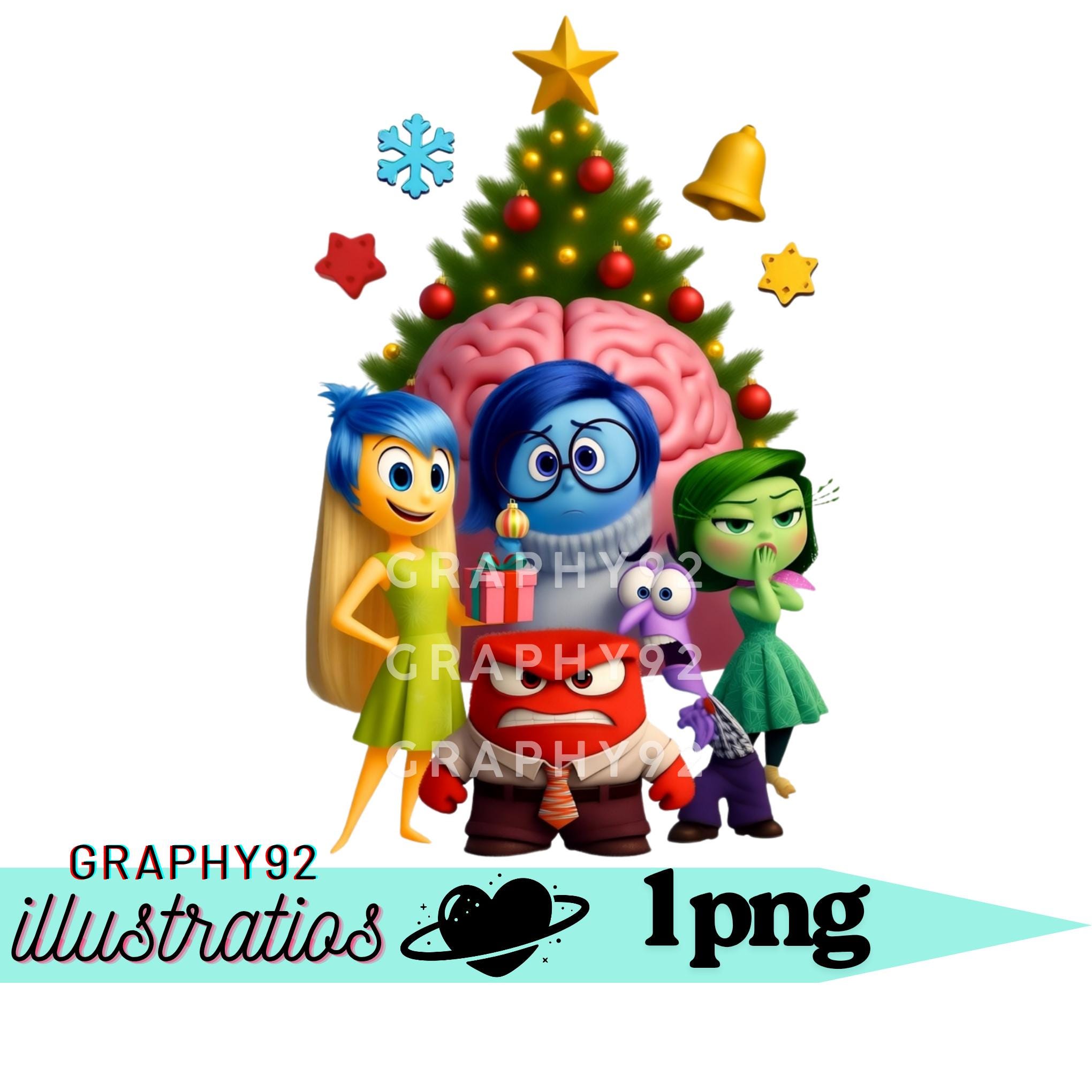Inside Out Christmas, Inside Out Png Clipart, Inside Out Characters ...