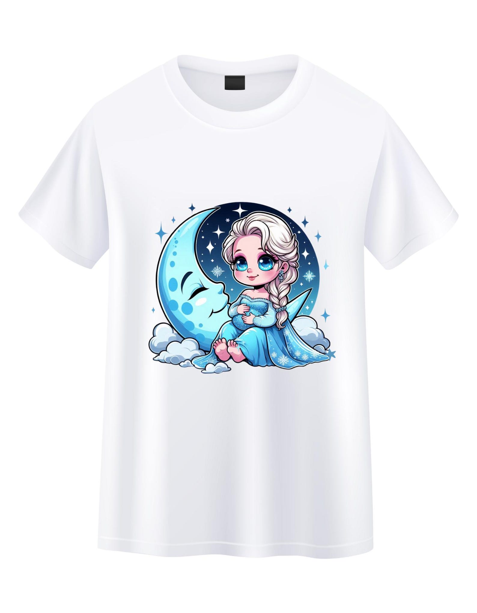 Princess Elsa on the Moon, Princess Elsa Png, Frozen Elsa Clipart, Mom ...