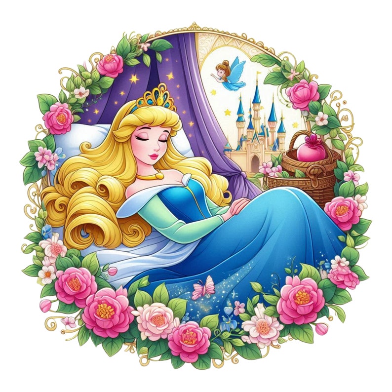 Sleeping Beauty Png Clipart, Princess Aurora Png, Briar Rose, Sleeping ...
