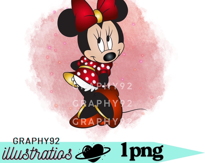 Minnie Mouse Png Clipart, Minnie Mouse Student, School Design, Instant ...