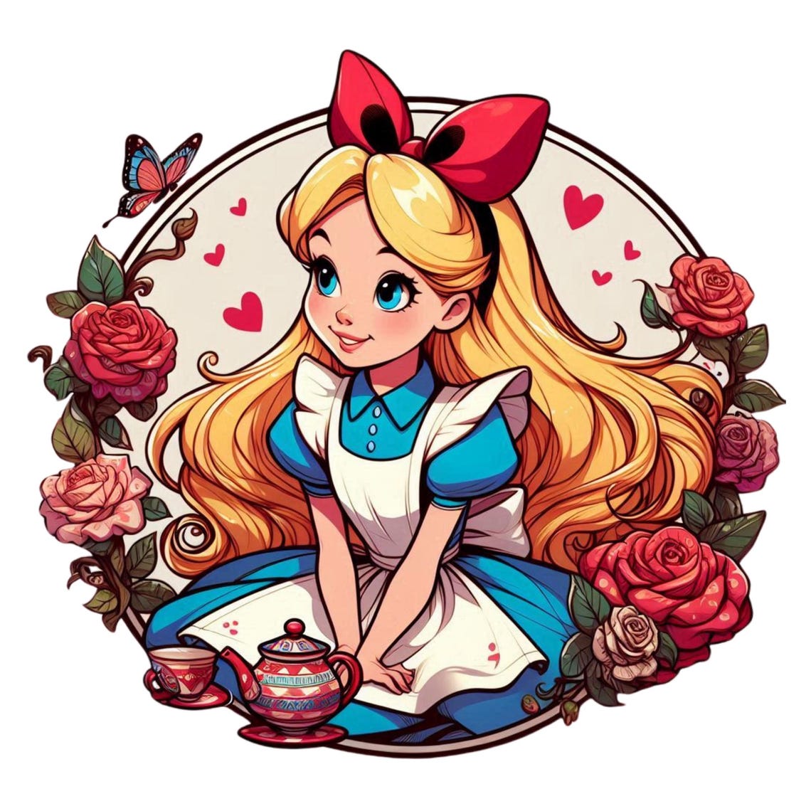 Alice in Wonderland, Alice Png Clipart, Alice Png, Instant Download - Etsy