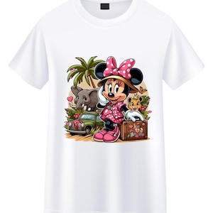 Minnie Mouse Safari Design, Minnie Mouse Png Clipart, Minnie With ...