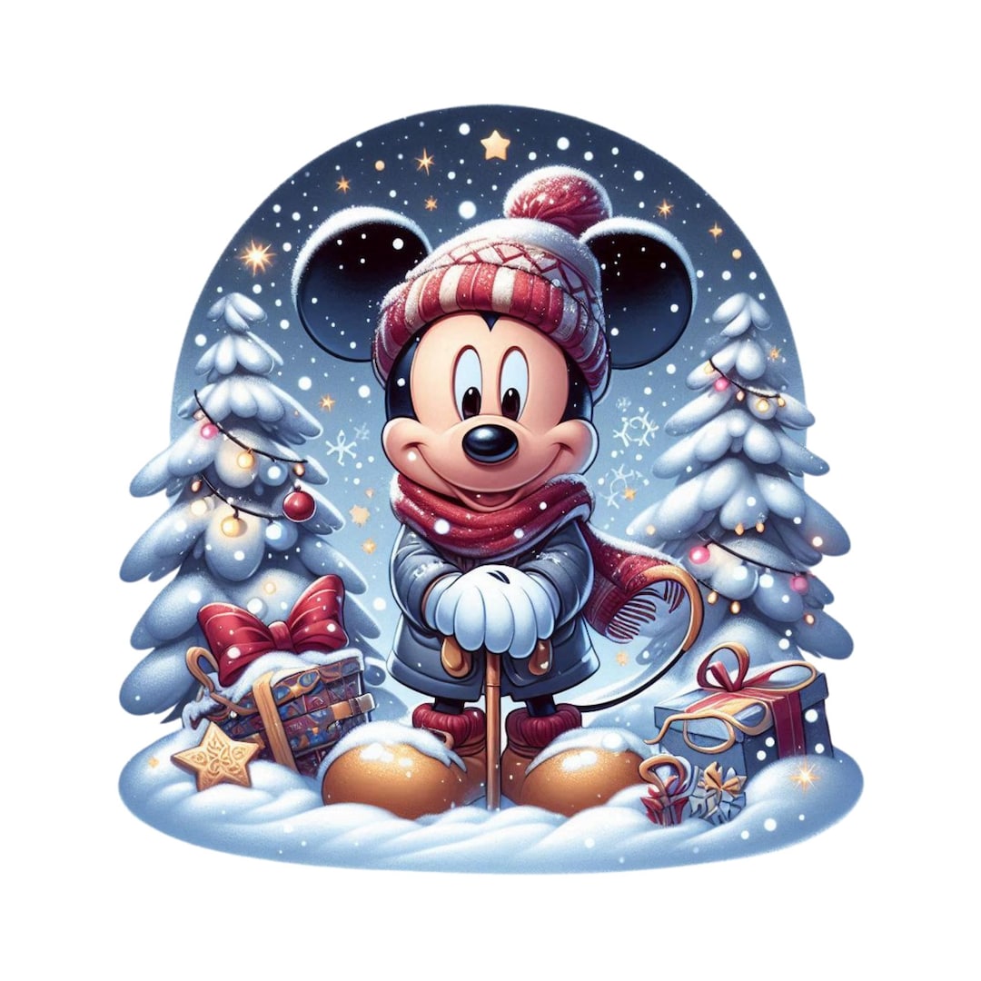 Mickey Mouse Png Clipart, Mickey Mouse Winter Design, Mickey Christmas ...