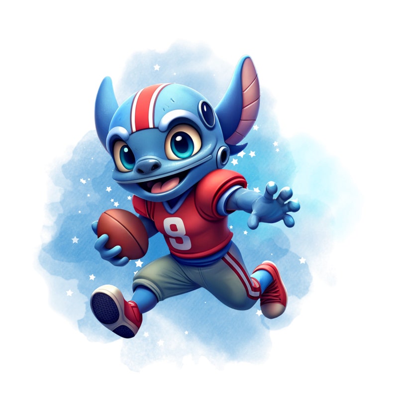 Stitch Png Clipart, Cute Stitch, Stitch Playing Football, Lilo and ...